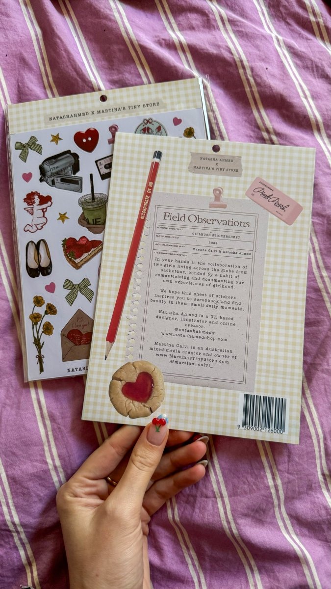 Natasha Ahmed Collab Stickers – TINYSTORE